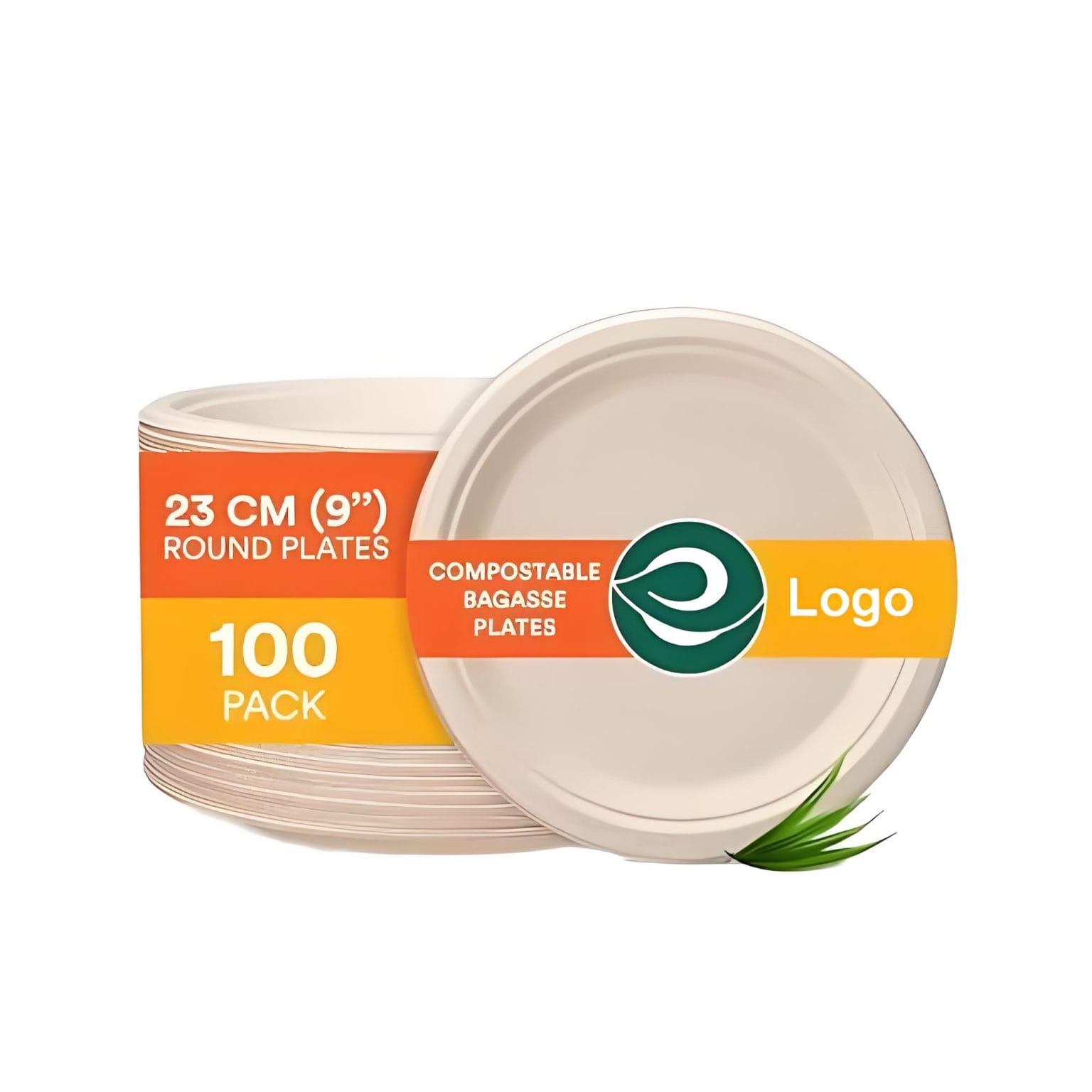 Sugarcane Bagasse Plates -Eco-Friendly | Compostable | Biodegradable ...