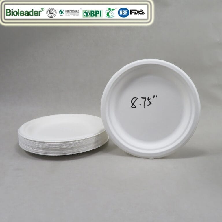 Custom Eco Friendly Disposable Party Plates | Bioleader® Biodegradable ...