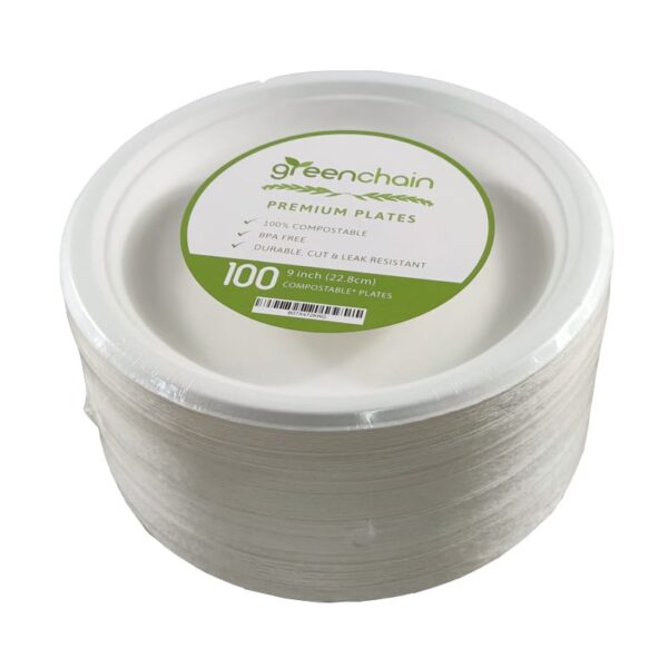 Custom Eco friendly Disposable Party Plates | Bioleader® Biodegradable ...