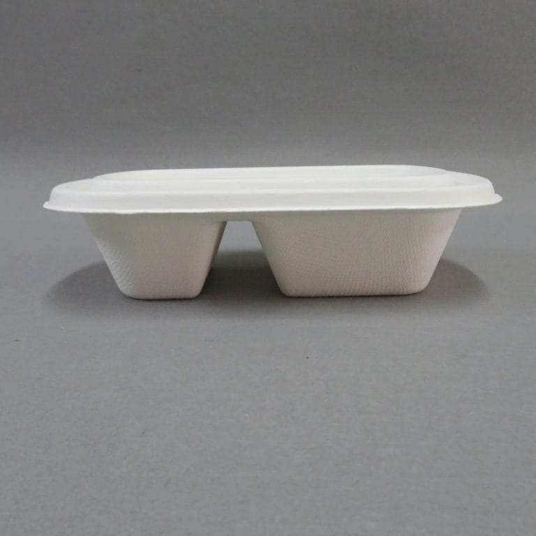 2 Compartment Disposable Lunch Boxes