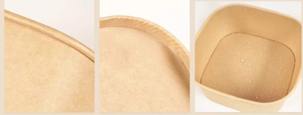 Square Paper Bowls | Bioleader® Biodegradable Tableware