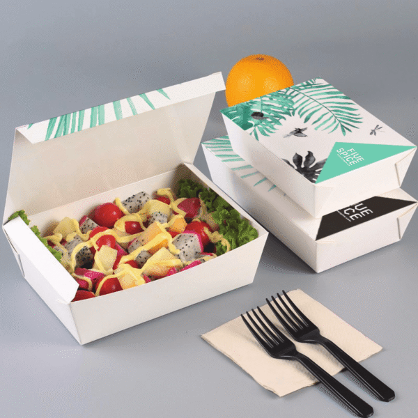 Kraft Paper Takeaway Food Container Boxes – Wholesale, Eco-friendly ...