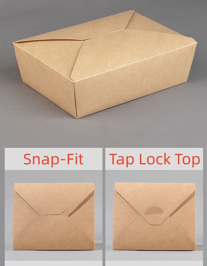 Kraft Paper Take out Boxes | Bioleader® Biodegradable Tableware