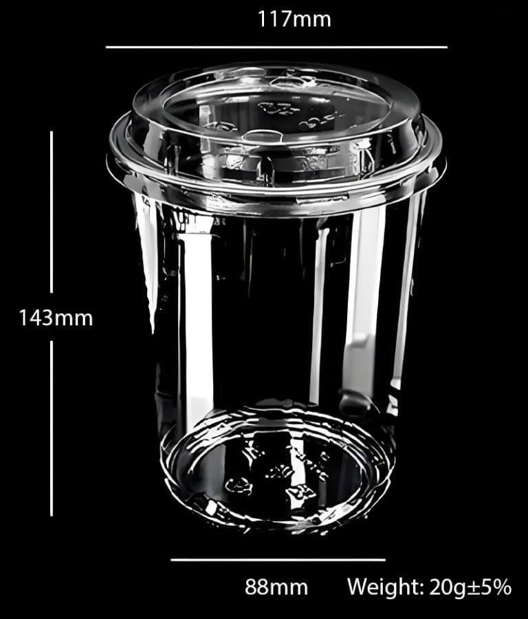 PLA Compostable Clear Cups For Cold | Bioleader® Biodegradable Tableware