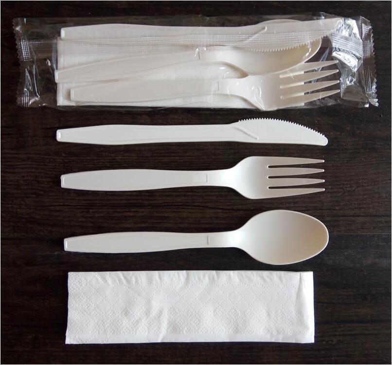 Individually Wrapped Plastic Cutlery Sets