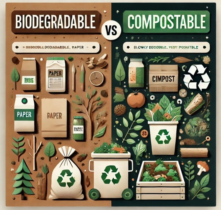 ¿Es lo mismo biodegradable que compostable?