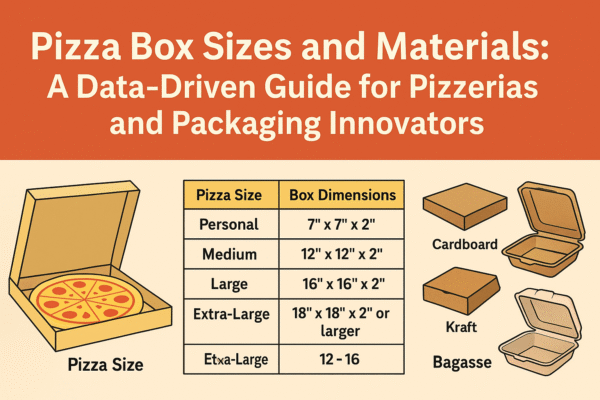 Pizza Box Sizes And Materials: A Data-Driven Guide For Pizzerias And ...