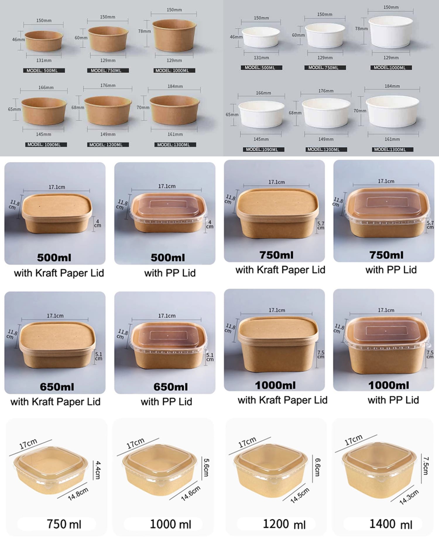 Paper Bowls | Biodegradable & Compostable | Bioleader® Manufacturer