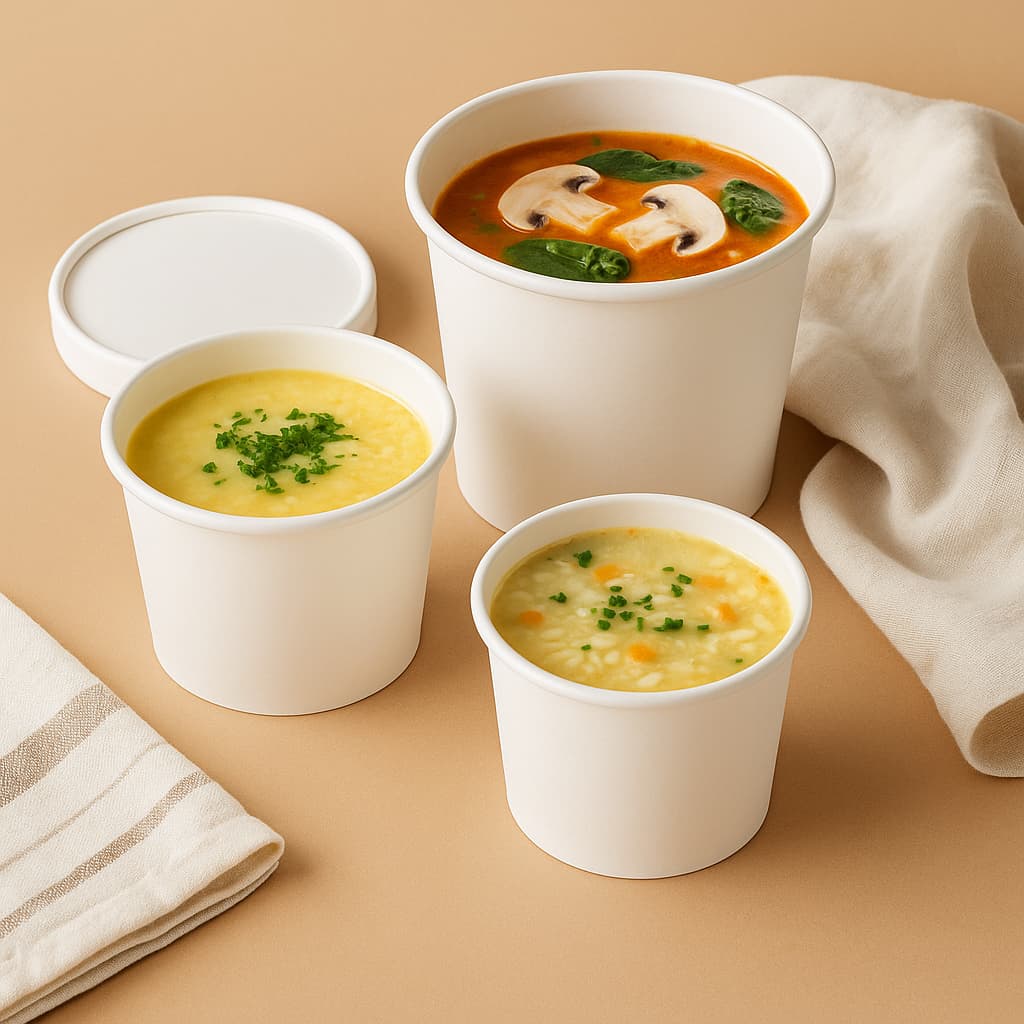 Vasos de sopa Kraft de 16oz de calidad de restaurante | Impresión de ...