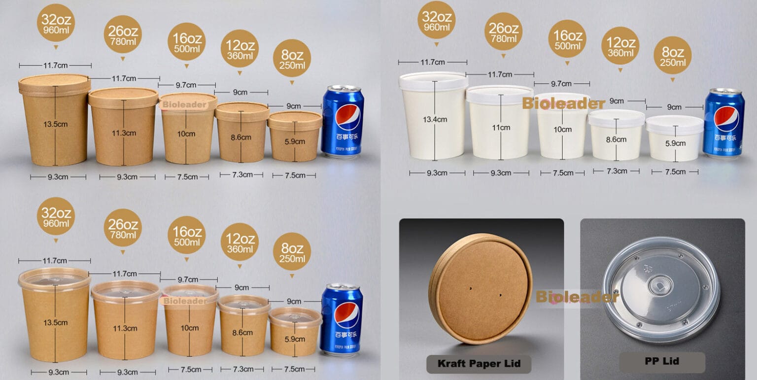 Heavy-Duty Large Paper Bowls For Soup Catering | Bioleader® Manufacturer